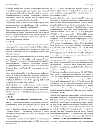 The Role of Probiotics as Gastrointestinal Infections Treatment and ...