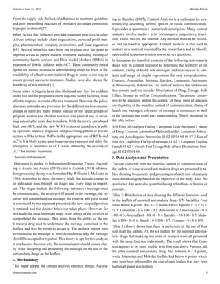 Communicating Anti-Malaria Drugs Amongst ‘A’ Group Gynotype Groups in ...