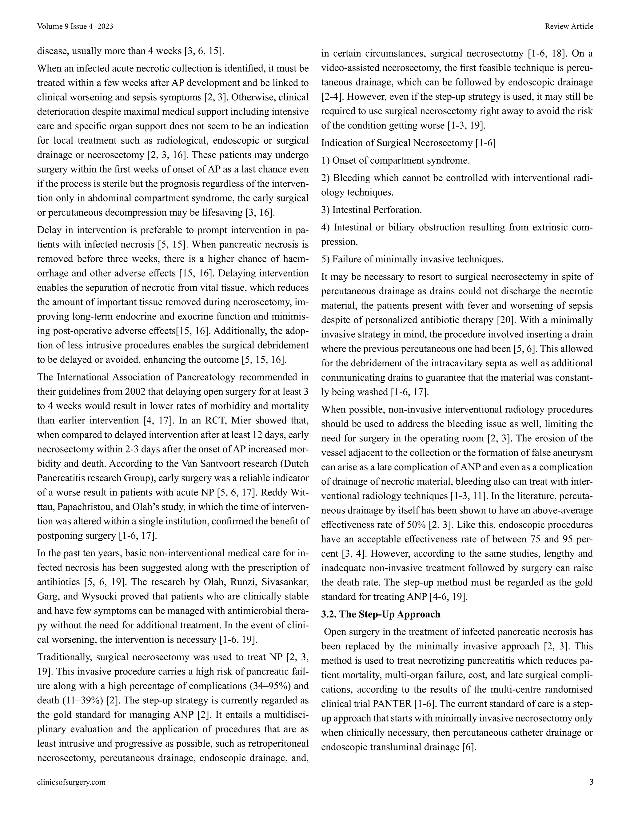 Acute Necrotizing Pancreatitis-Current Concepts and Latest Treatment ...