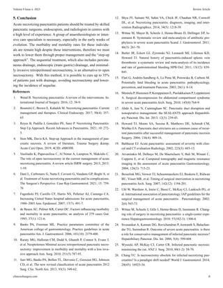 Acute Necrotizing Pancreatitis-Current Concepts and Latest Treatment ...