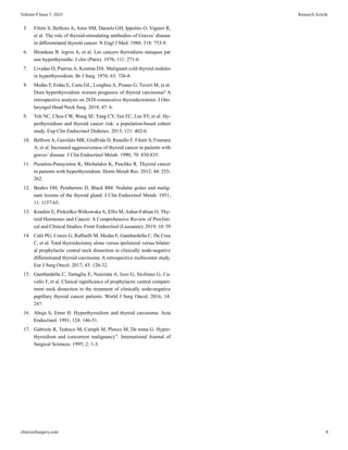 Surgical Management in Patients with Thyroid Carcinoma and Concurrent ...