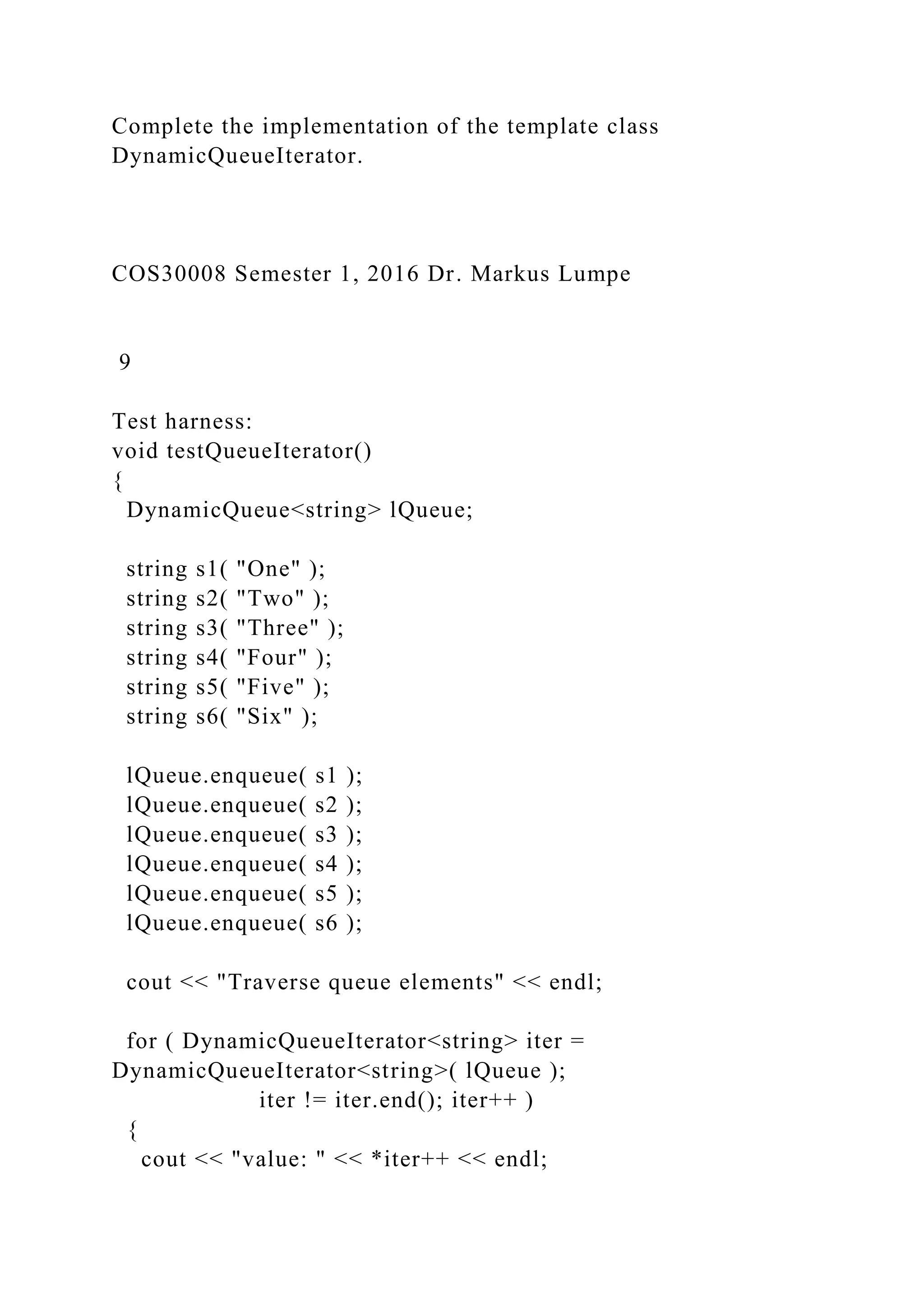 COS30008 Semester 1, 2016 Dr. Markus Lumpe 1 Swinbu.docx