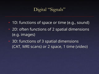 cos323_s06_lecture13_sigproc bio signal processing | PPT
