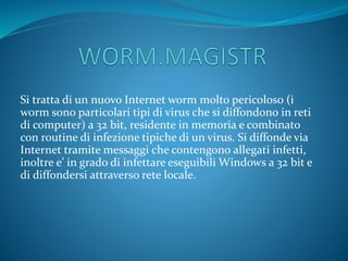 Cos'è un Virus | PPTX