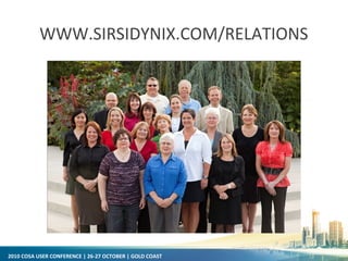 Cosa 2010 working with sirsi dynix | PPT