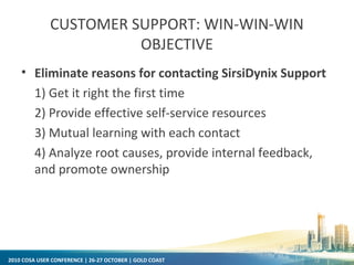 Cosa 2010 working with sirsi dynix | PPT