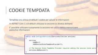 Cosa c'è di nuovo in asp.net core 2 0 | PPT