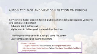 Cosa c'è di nuovo in asp.net core 2 0 | PPT