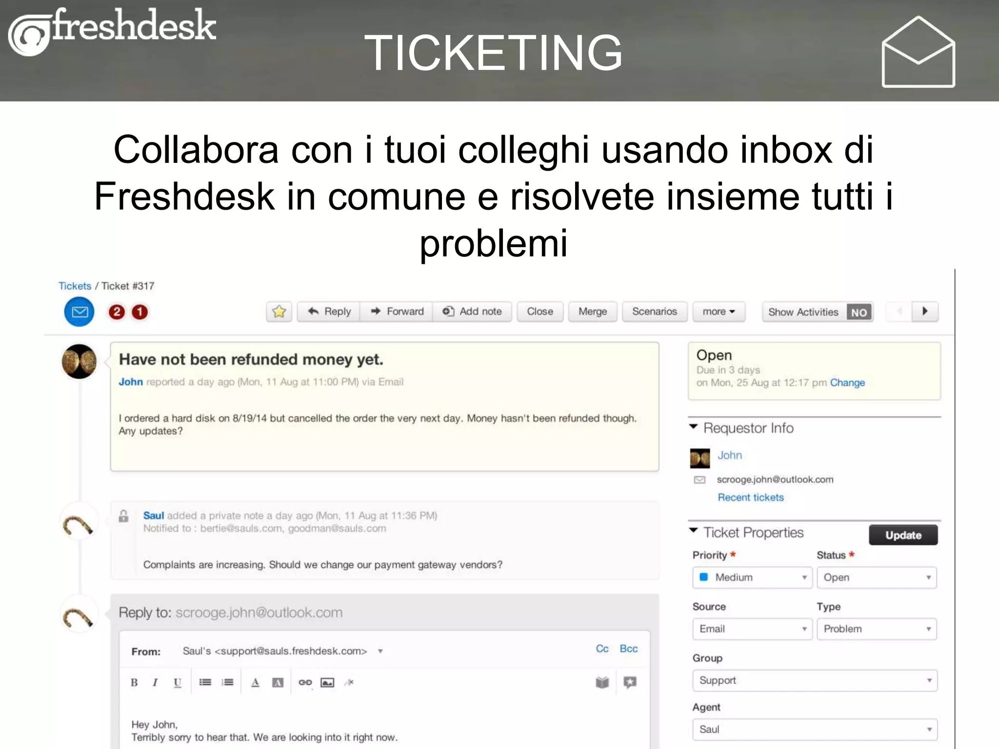 Cosa è Freshdesk | PPTX | Technology & Computing