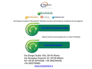Cosa è Freshdesk | PPTX | Technology & Computing