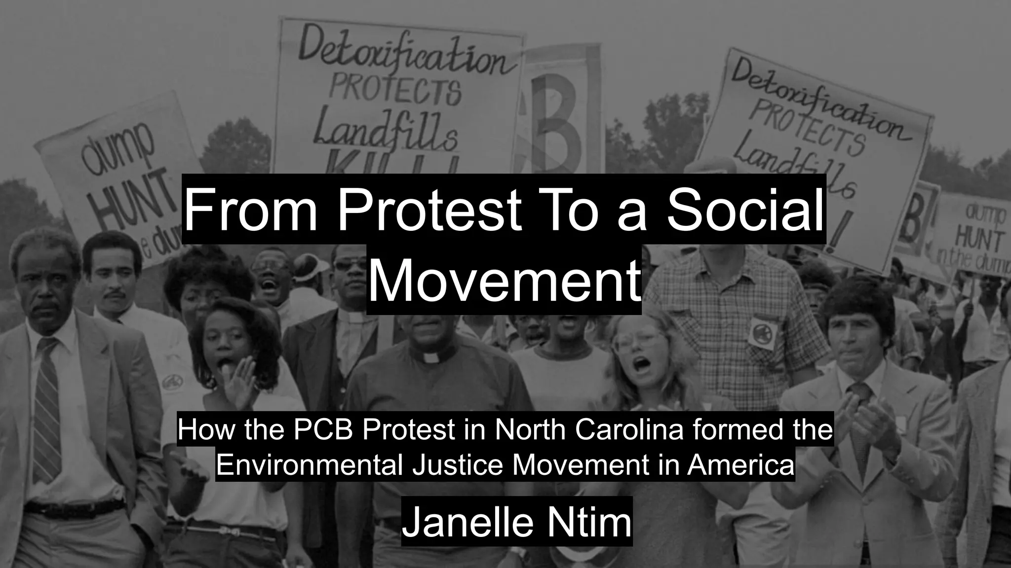 How the PCB Protest in North Carolina formed the Environmental Justice ...