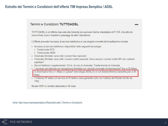 Cos'è la banda minima garantita | PPT
