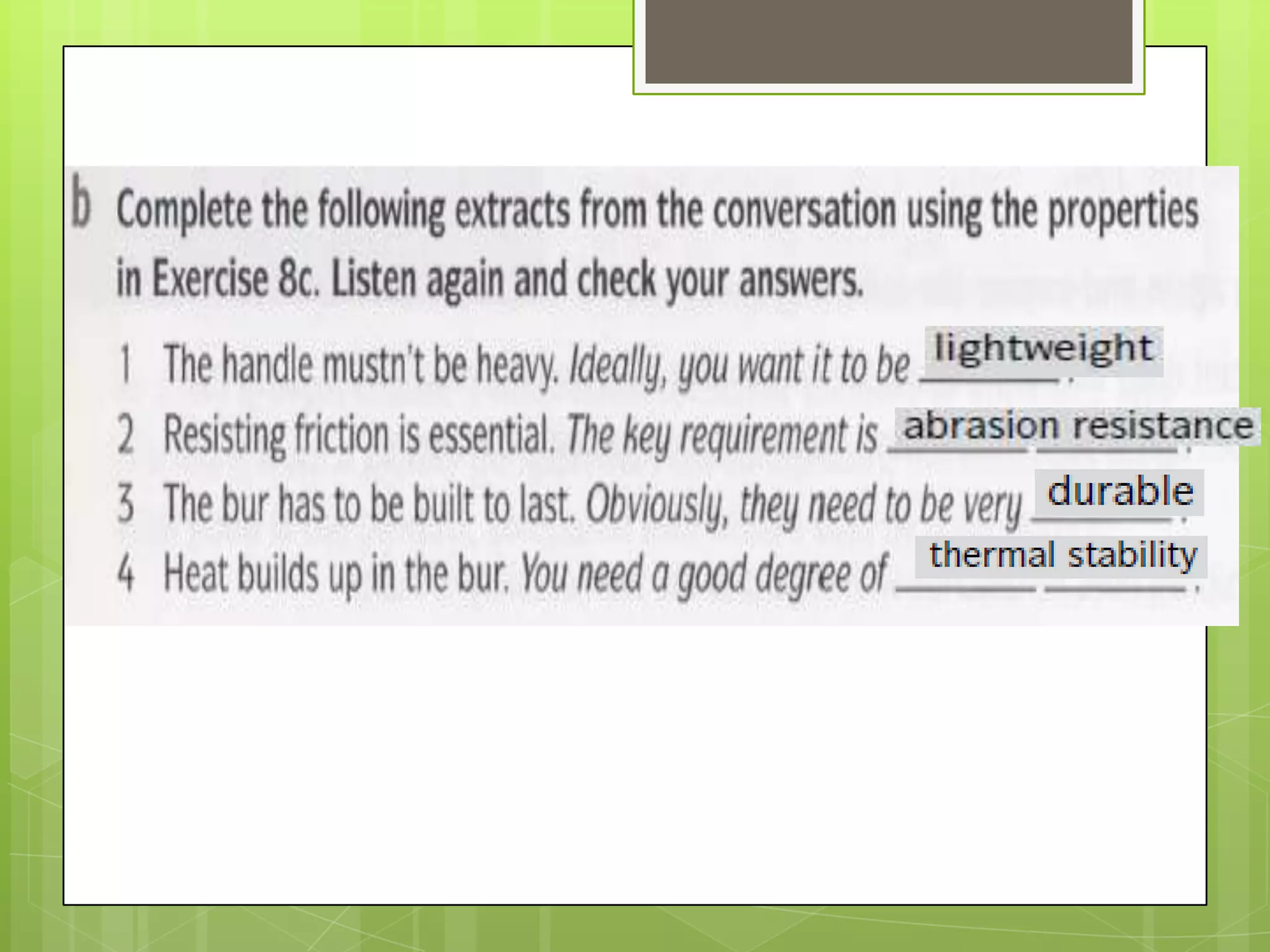 Cosapi unit 2 session 7 Properties of materials used in tools | PPTX