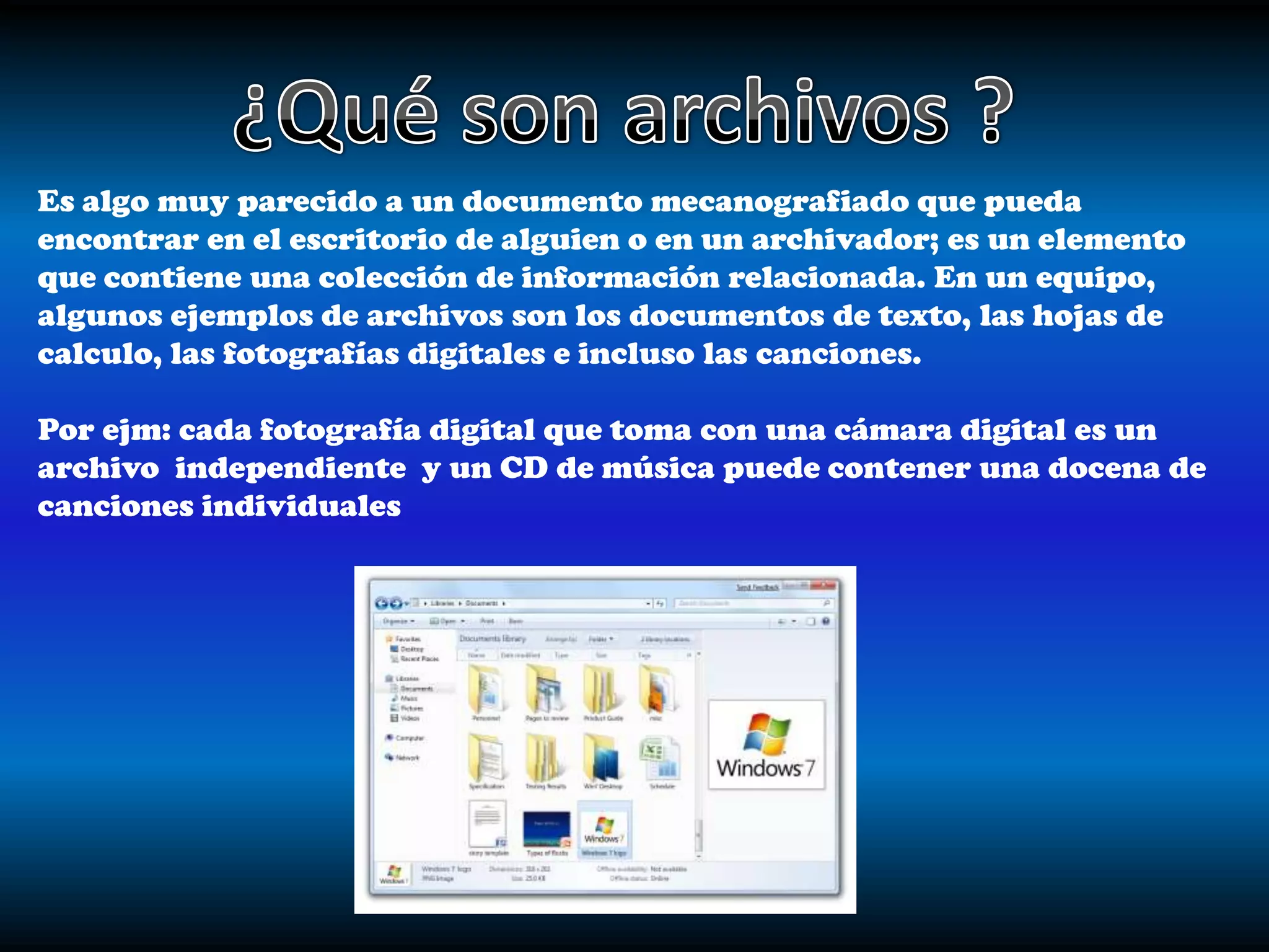 archivos y carpetas | PPT