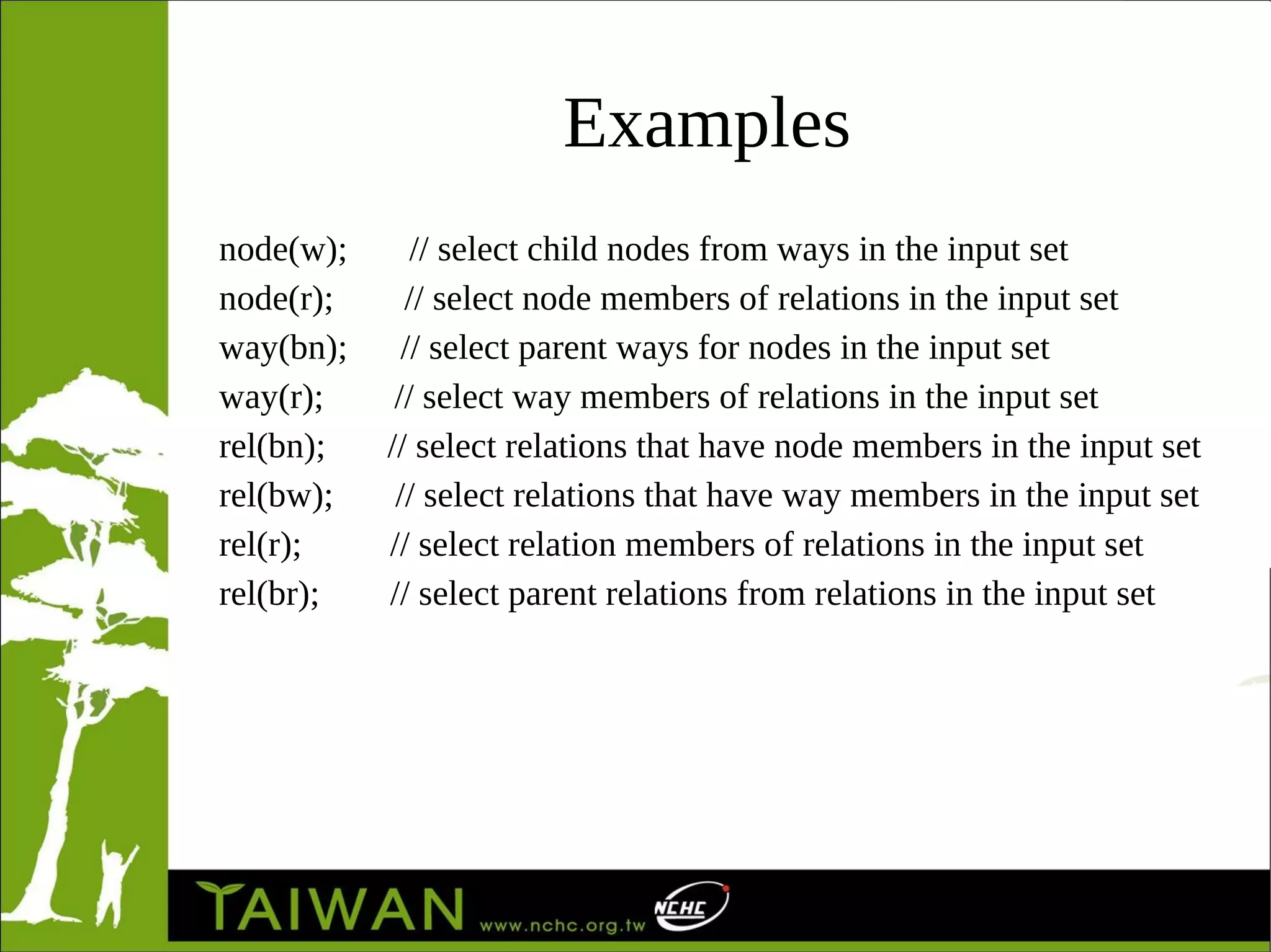 Overpsss API / Overpass-Turbo | PPT