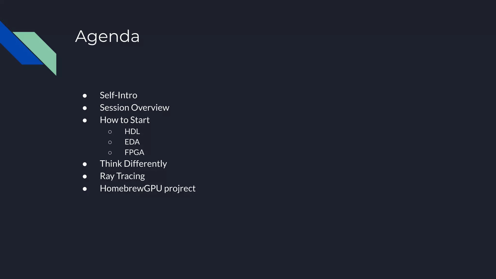 COSCUP 2023 - Make Your Own Ray Tracing GPU with FPGA | PPT