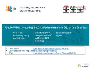 COSCUP 2019 - 開源大數據引擎 Greenplum | PPT