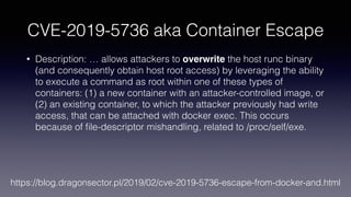 Linux Integrity Mechanisms - Protecting Container Runtime as an example | PPT