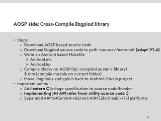 Implementing generic JNI hardware control for Kotlin based app on AOSP | PDF