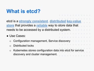 Unveiling etcd: Architecture and Source Code Deep Dive | PDF