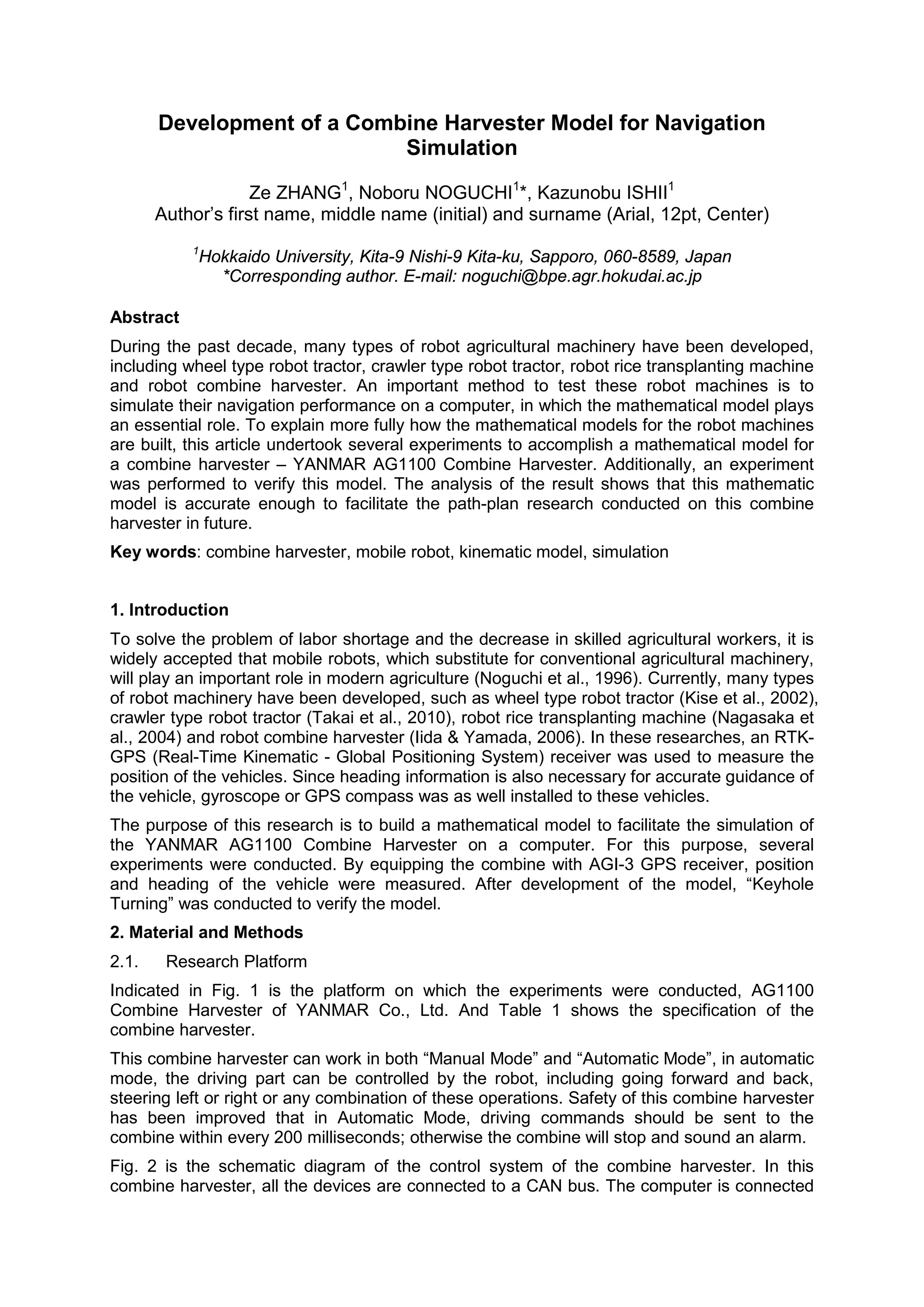 Cosechadora con gps | PDF