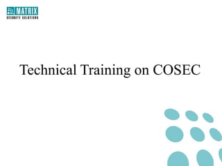 MATRIX Cosec Introduction New | PDF