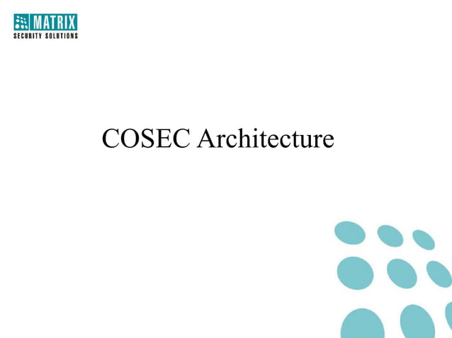 MATRIX Cosec Introduction New | PDF