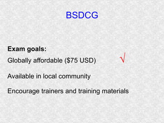 BSD Certification: Using Open Source and Education to Accelerate ...