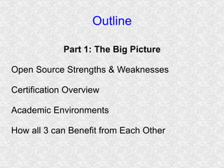 BSD Certification: Using Open Source and Education to Accelerate Technology Transfer | ODP