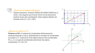 Cosenos directores | PDF