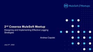 Designing and Implementing Effective Logging Strategies | PPT