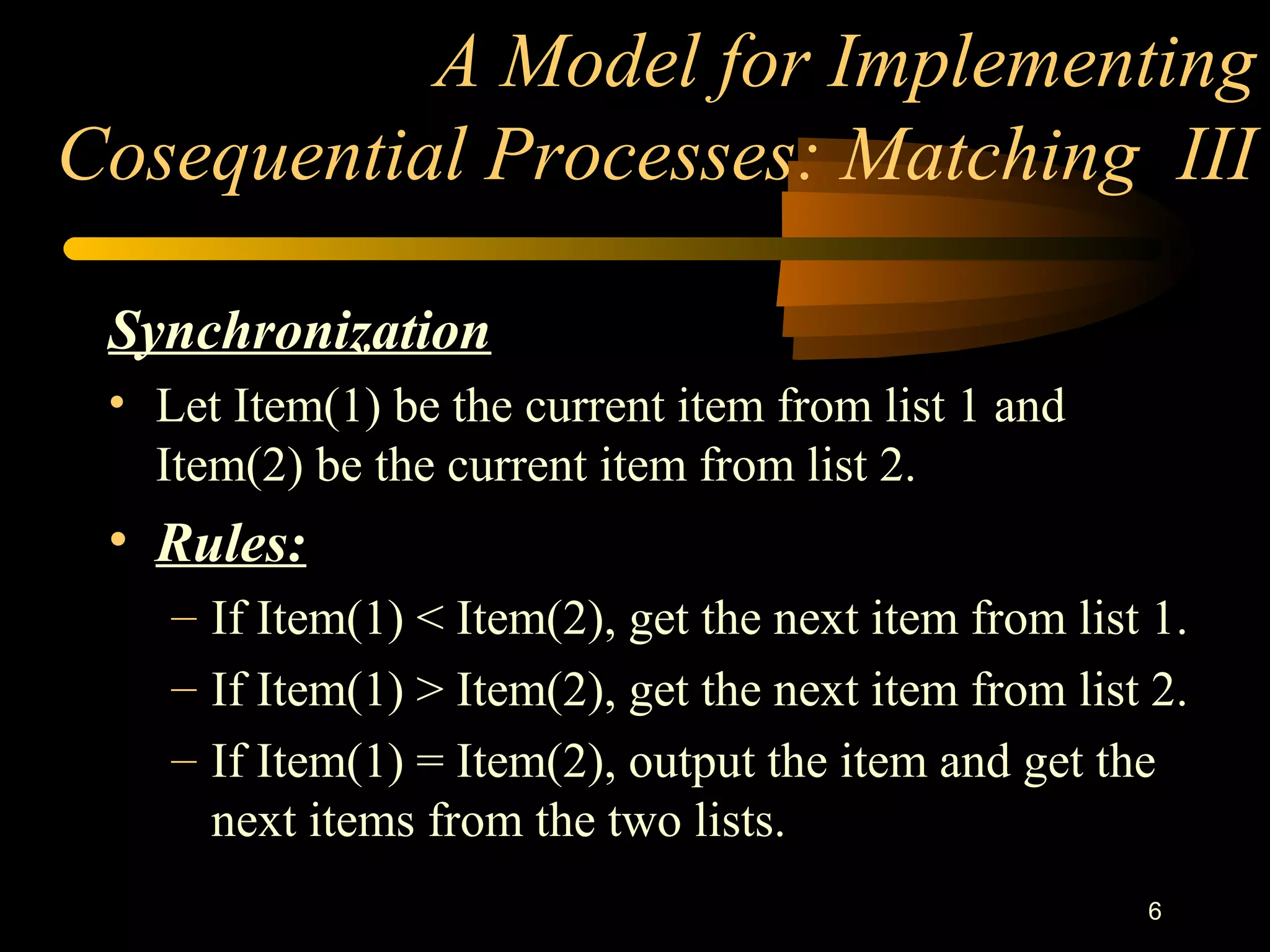 Cosequential processing and the sorting of large files | PPT