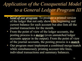 Cosequential processing and the sorting of large files | PPT