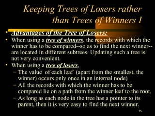 Cosequential processing and the sorting of large files | PPT