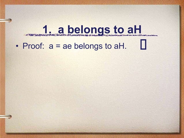 All about a cosets and Lagrange's theorem | PPT | Physics | Science