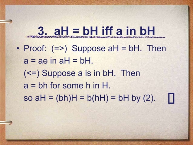 All about a cosets and Lagrange's theorem | PPT | Physics | Science