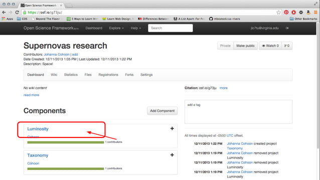 Open Science Framework (OSF) | PDF