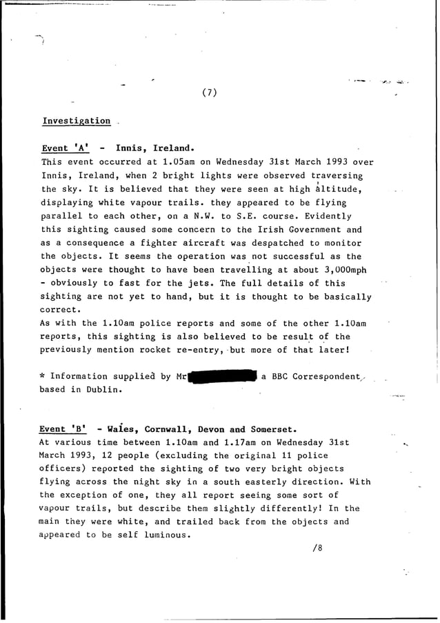 Cosford incident part 2 | PDF