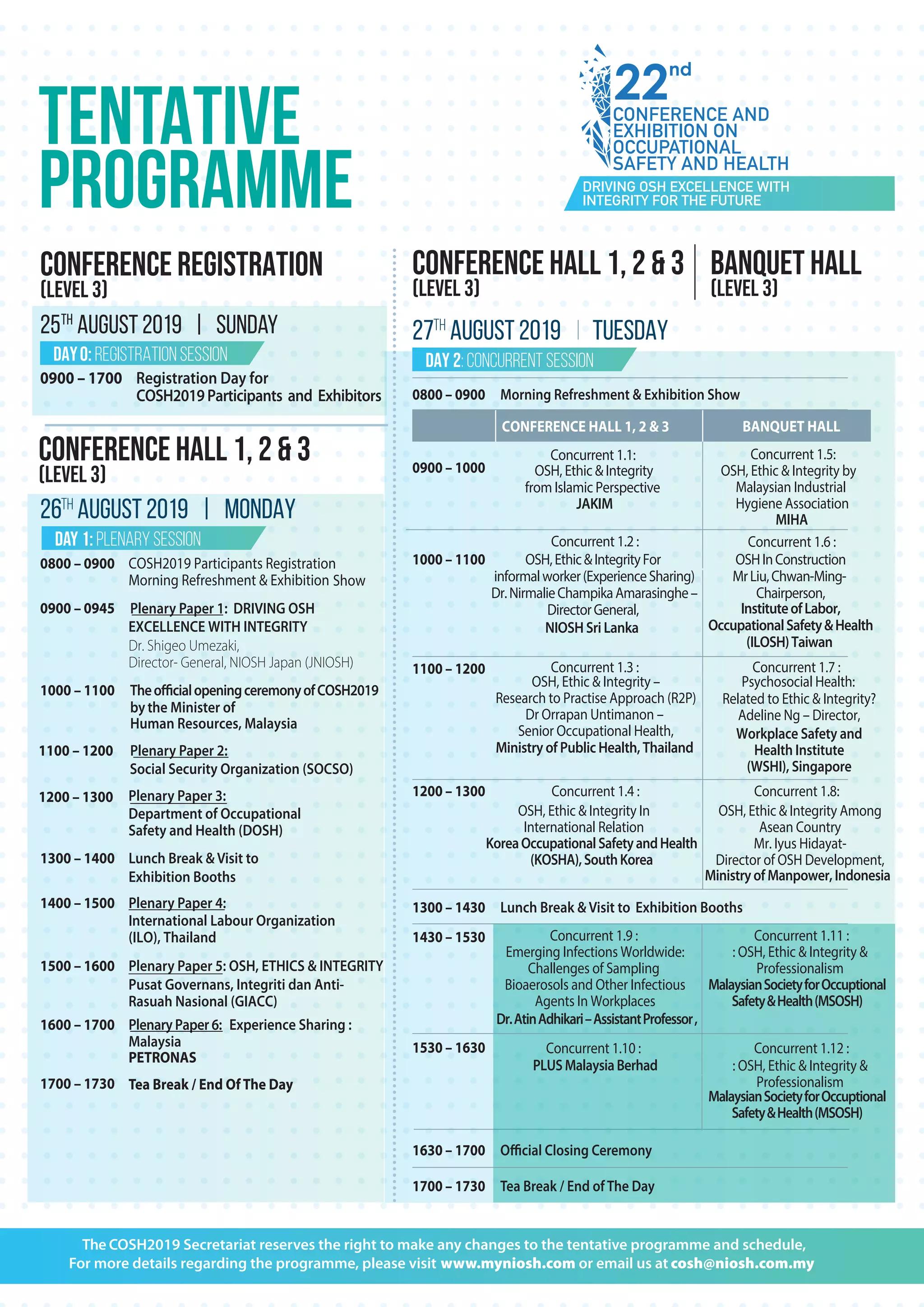 Cosh 2019 brochure edit 4 | PDF