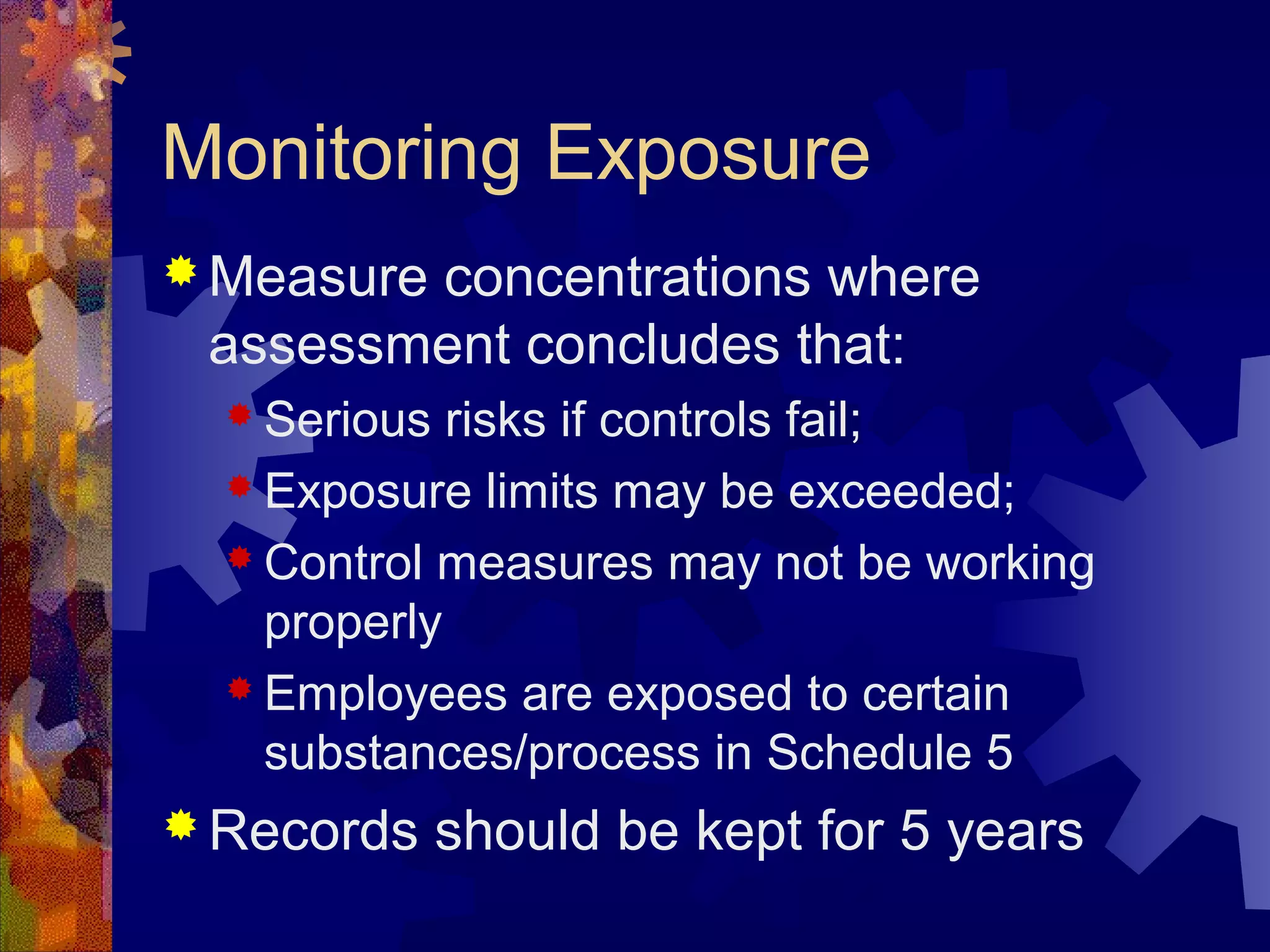Control of Substances Hazardous to Health | PPT