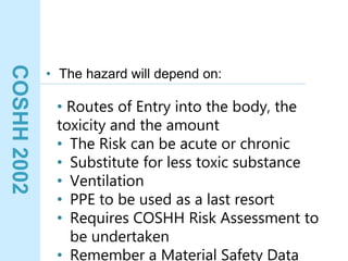 COSHH-AWARENESS-TRAINING-wecompress.com_.ppt | Substance Abuse ...