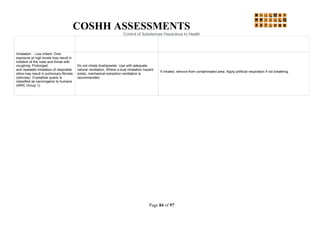 Coshh Assessments 97 pages | PDF