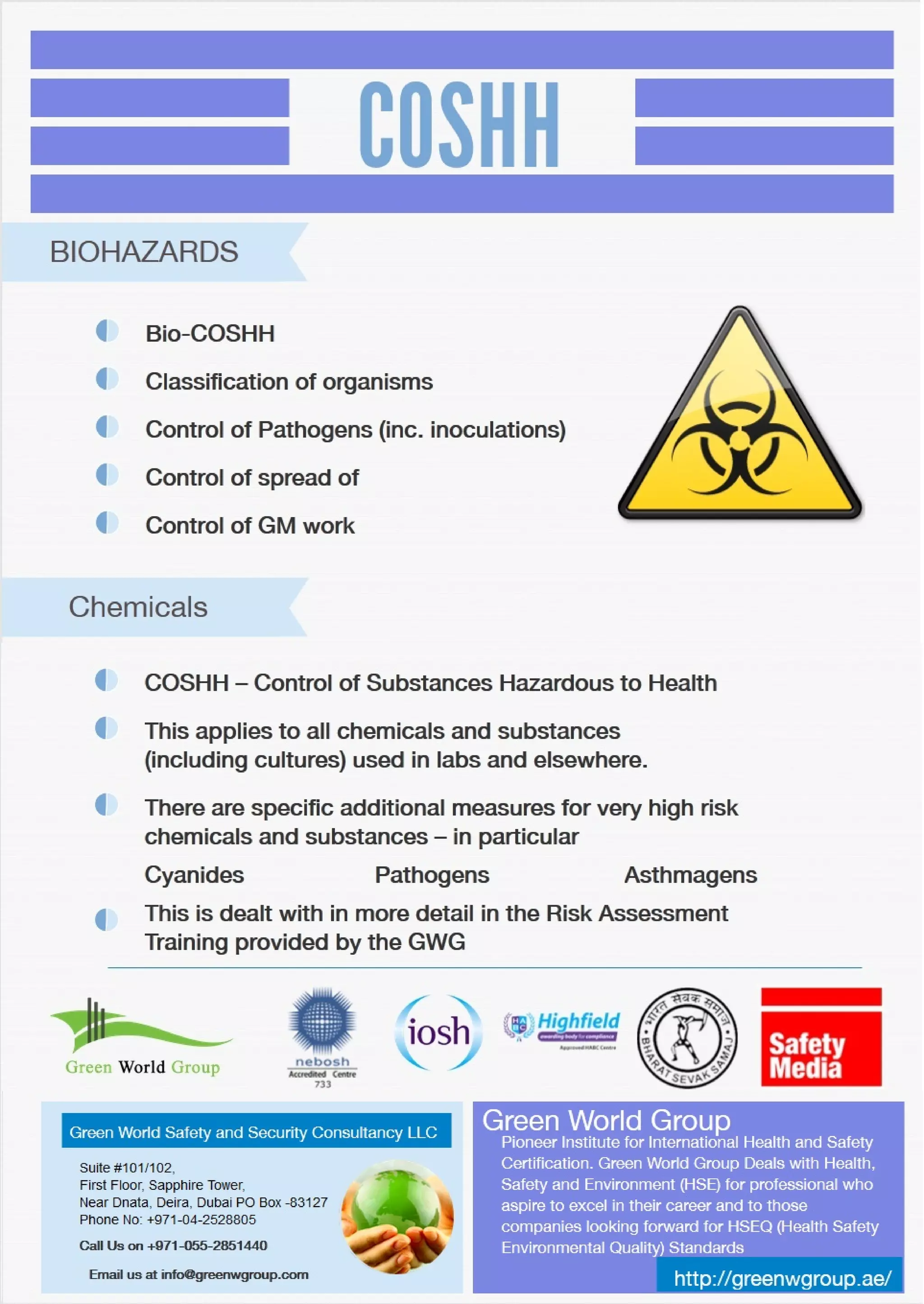 Coshh hazards | PDF