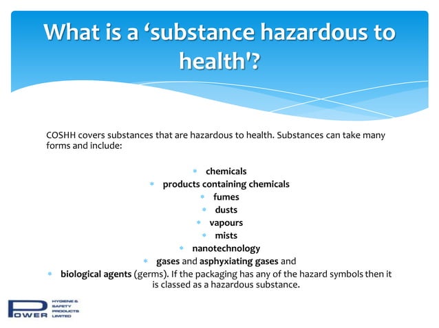 Free Coshh training | PPTX