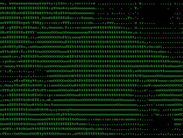 Very Deep ASCII pecha kucha | PPT