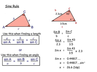 Cosine and sine_rule | PPT