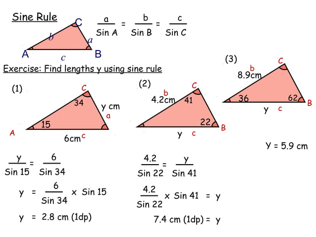 Cosine and sine_rule