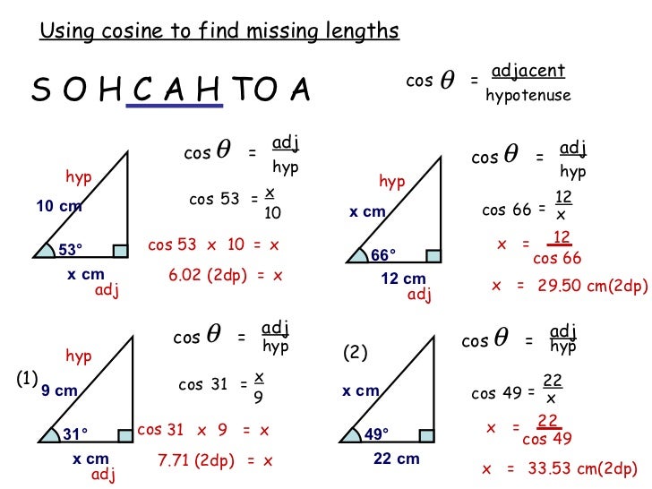 Cosine And Sinerule
