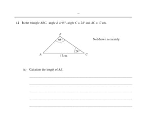 Cosine and sine_rule | PPT