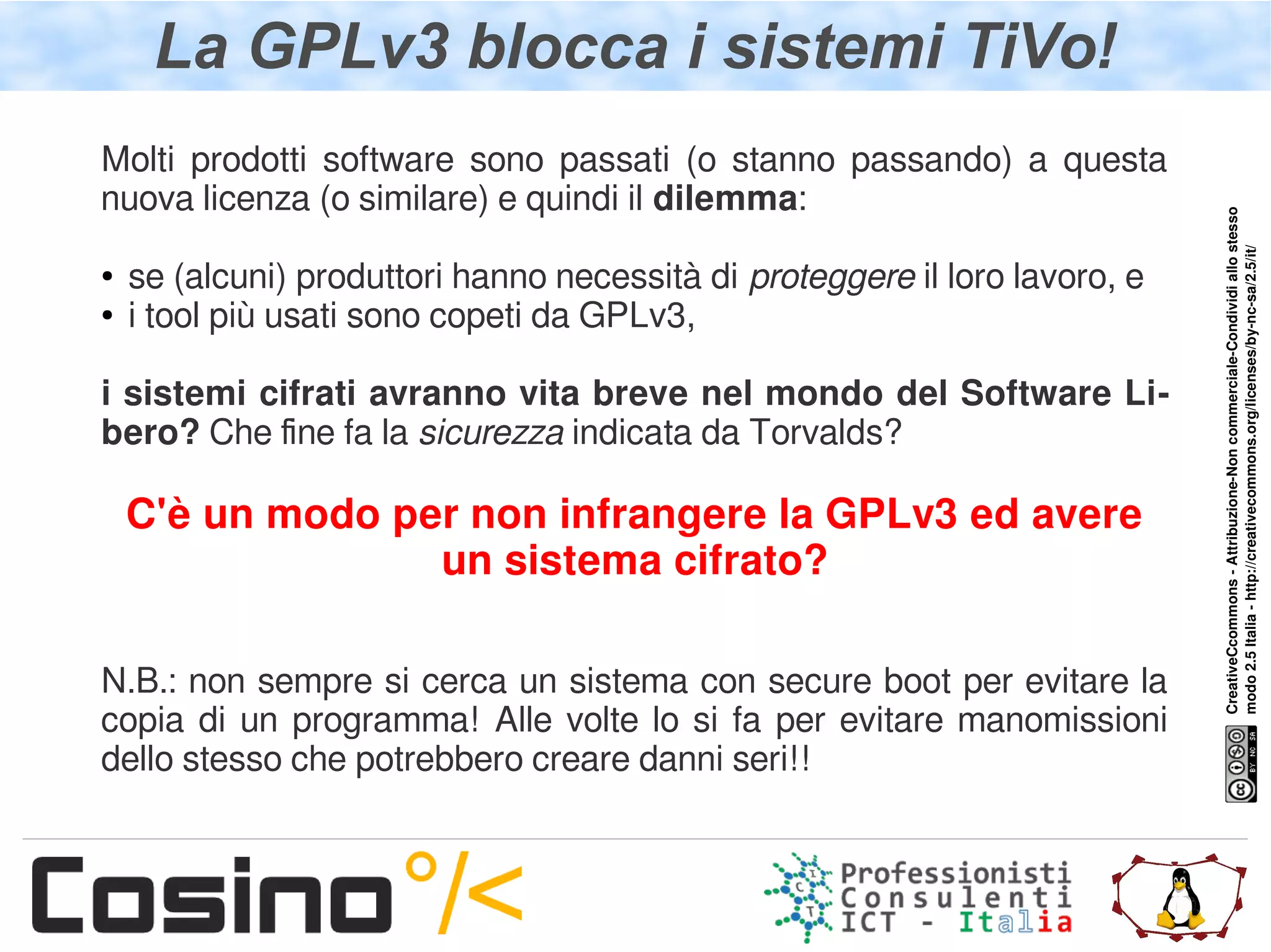 Cosino Enigma: the encrypted GNU/LINUX system has come true! | PDF